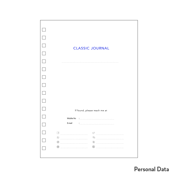 Classic Journal Thermo PU Eden | Diary Catalogue