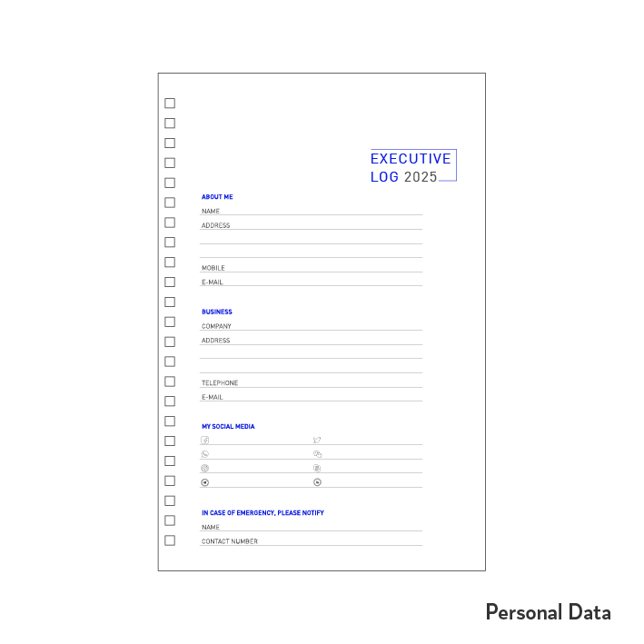 Executive Log PU | Diary Catalogue